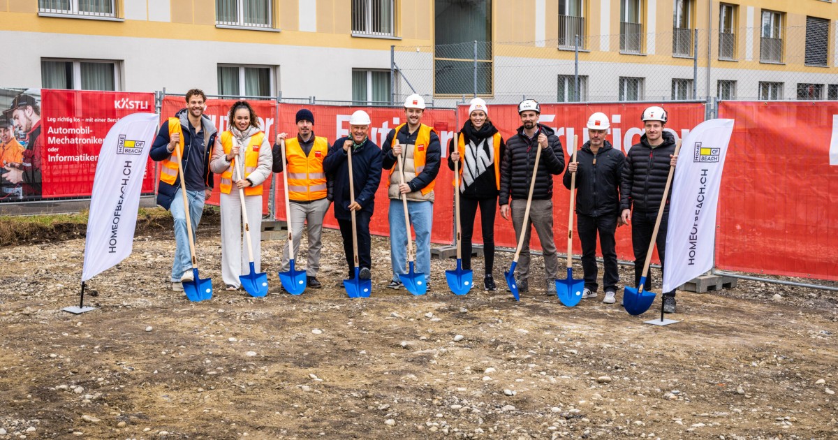 Premier coup de pioche Home of Beach Berne